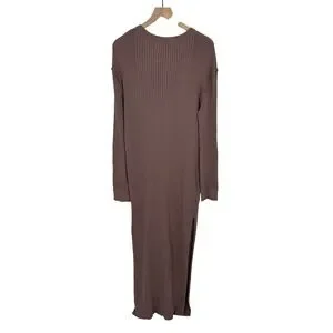 Free People | Dresses | Free People Beach Knit Ribbed Free Fall Maxi ...